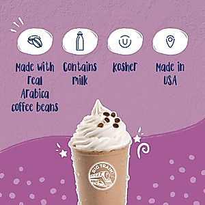 Big Train Reduced Sugar Mocha Blended Ice Coffee Beverage Mix, 3.5 Pound (Pack of 1)