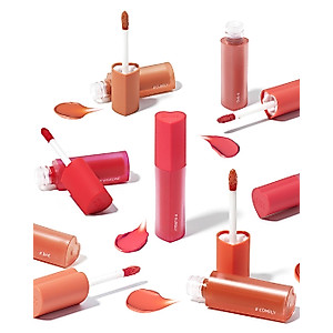 HOLIKA HOLIKA Heart Crush Glow Lip Tint Air – Korean Lip Tint with High Shine Juicy Fruit Jam Colors Lip Stain – Hydrolyzed Collagen & Vitamin C (15 FAY)