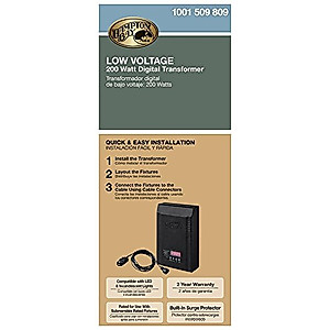 Hampton Bay Low-Voltage 200-Watt Landscape Transformer