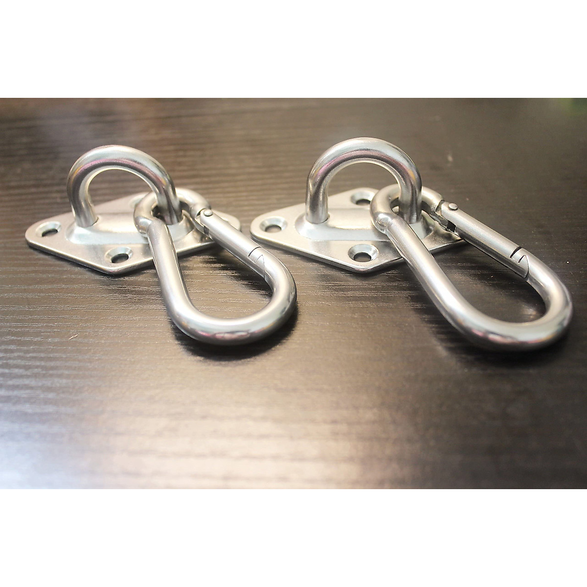 MHMYDZ 1000 lb Capacity Heavy Duty Hammock Hanging kit Ultra Durable Hammock Hooks Carabiners for Hammock Stand Hammocks Swing Chair,Multiple Indoor Outdoor Suspension Ceiling Hooks