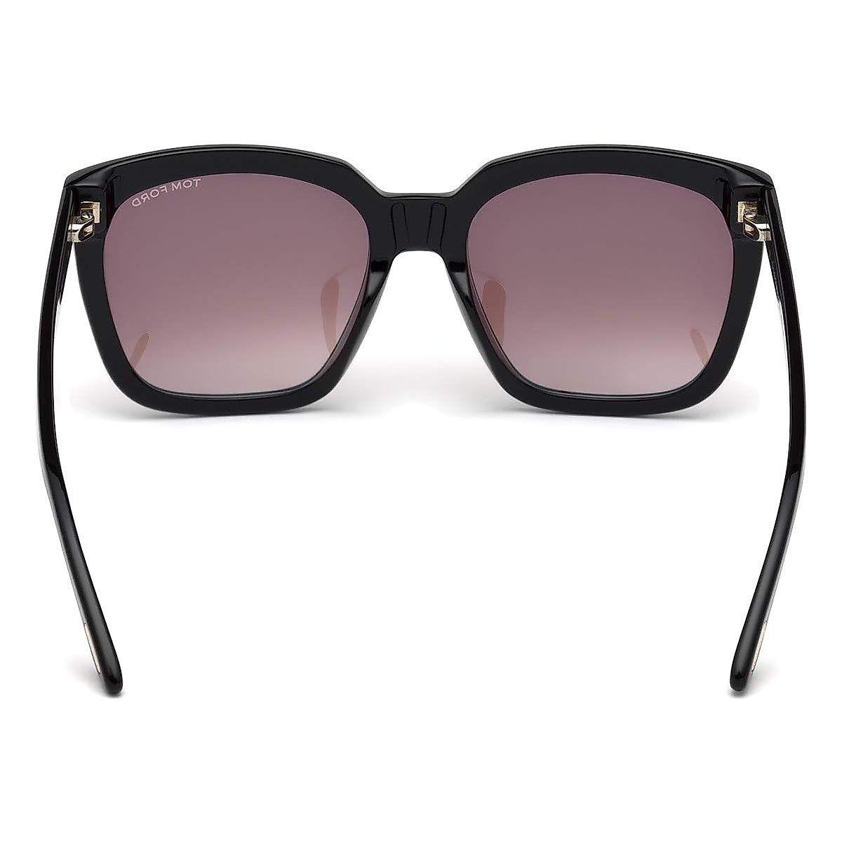 Tom Ford Square Sunglasses TF502F Amarra 01T Black 55mm FT0502
