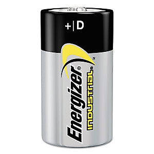 12pk Energizer D Industrial Battery Commercial Only