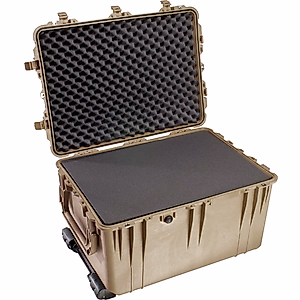 Pelican 1660 Camera Case With Foam (Desert Tan), Model: 1660-020-190