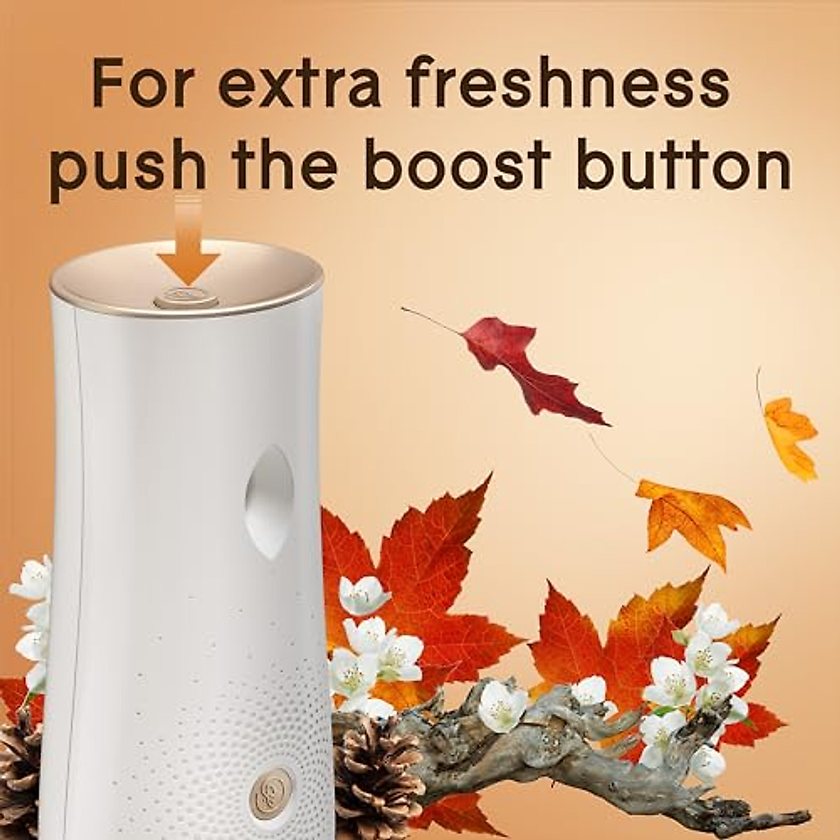 Glade Automatic Spray Refill, Air Freshener for Home and Bathroom, Cashmere Woods, 6.2 Oz, 2 Count