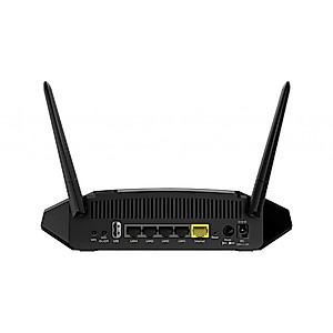 NETGEAR WiFi Router (R6230) - AC1200 Dual Band Wireless Speed (up to 1200 Mbps) | Up to 1200 sq ft Coverage & 20 Devices | 4 x 1G Ethernet and 1 x 2.0 USB ports