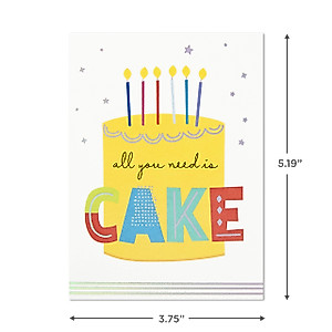 Hallmark Birthday Cards Assortment, 24 Cards with Envelopes (Rainbow Lettering, Best Day Ever)