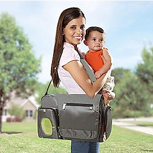 Fisher Price Fisher Price Fastfinder Deluxe Messenger Bag, Grey