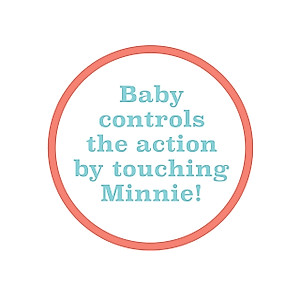 Disney Baby Musical Crawling Pals Plush, Minnie, Officially Licensed Kids Toys for Ages 09 Month by Just Play