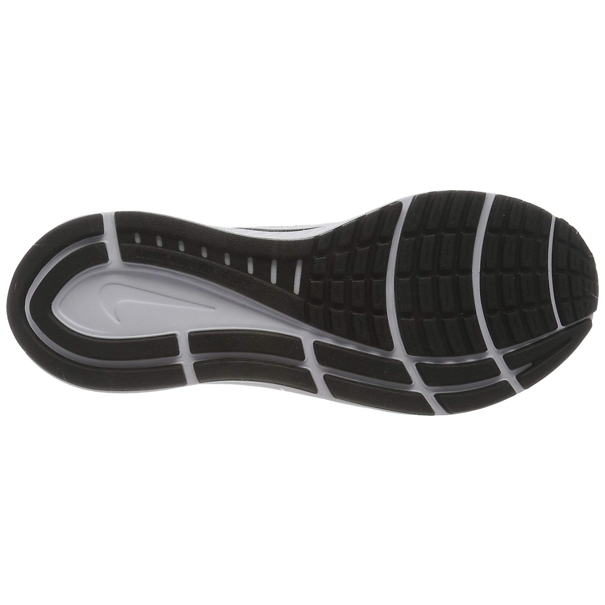 Nike Men's Air Zoom Structure 23 Trail Running Shoe, Black White Anthracite, 11.5