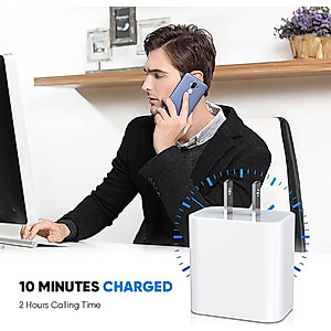 USB C Charger Block 20W Power Adapter, Fast Charging Block for iPhones, iPads, Android Devices, Gaming Controllers, Headphones & More - Universal Type C Charging Block