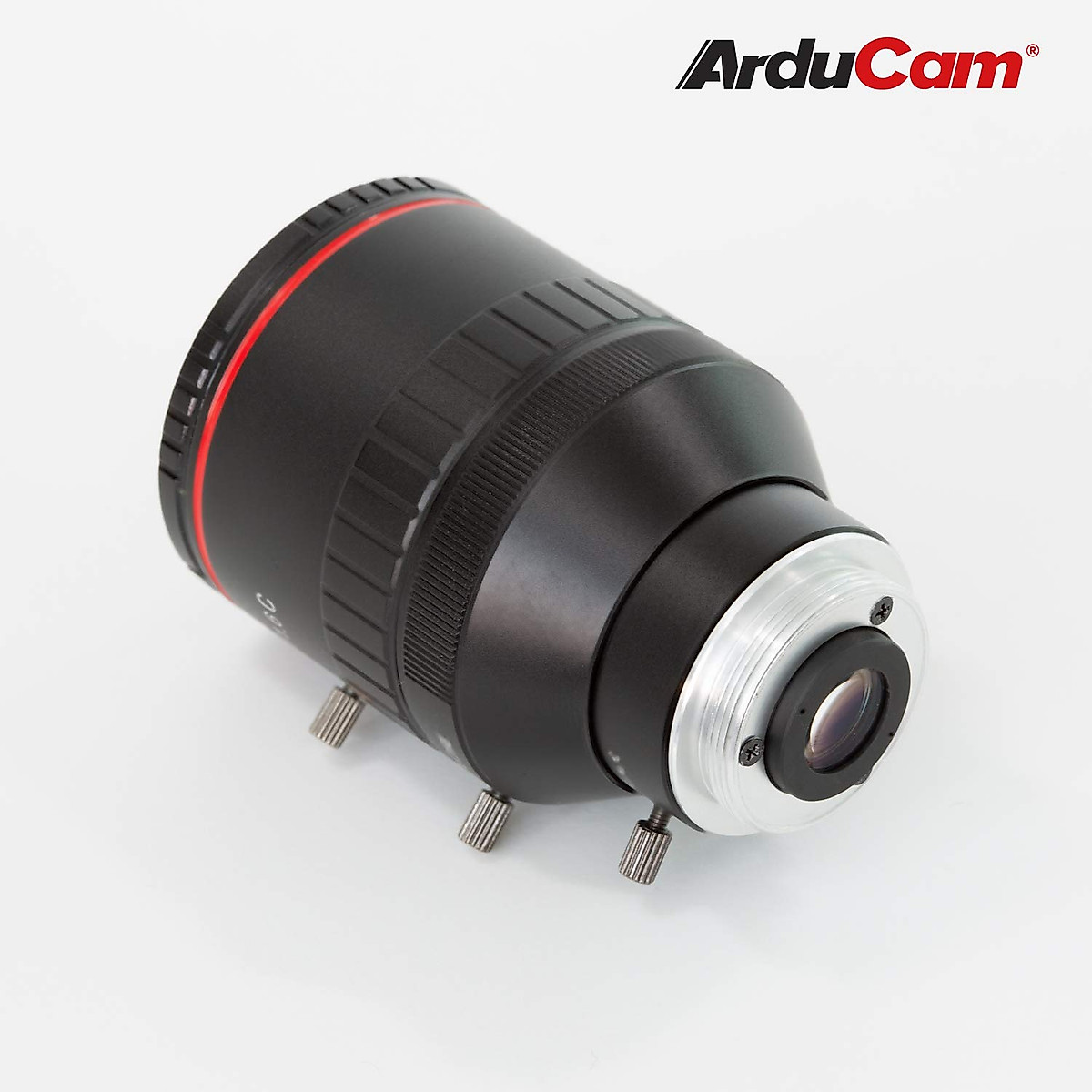 Arducam 2.8-12mm Varifocal C-Mount Lens for Raspberry Pi HQ Camera, with C-CS Adapter, Industrial Telephoto Lens