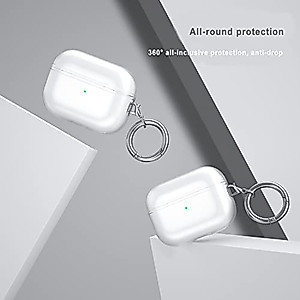 for Airpods Pro 2 Case，for Airpods Pro 2 Cases Wireless Earphone Protective Case Soft Silicone Headphones Cover Portable Ear Buds Protection (Transparent)