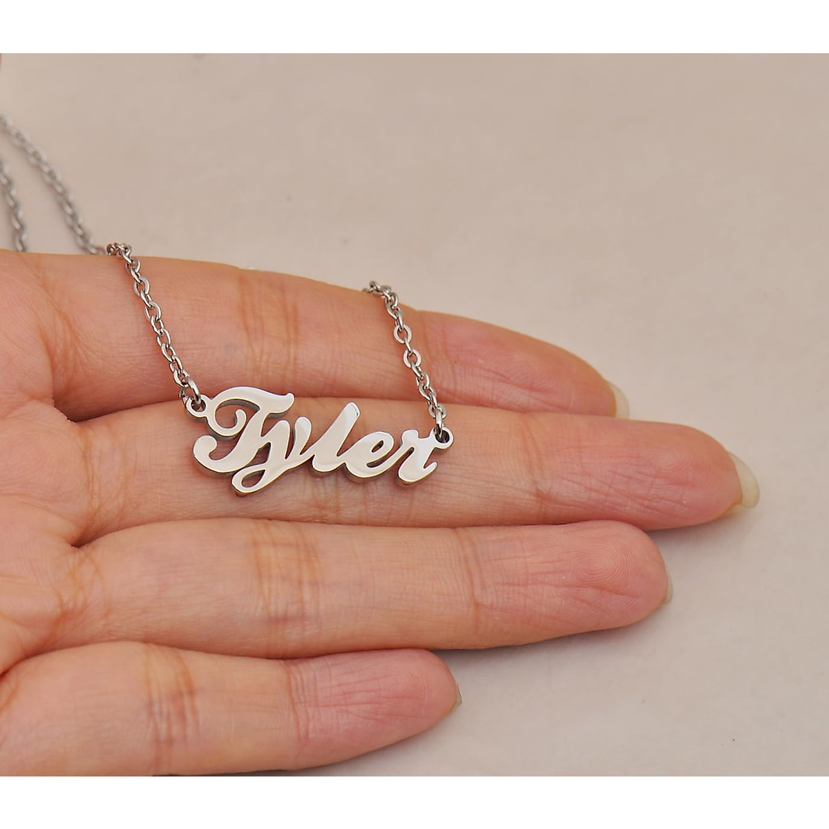 GR859C Kennedy Name Necklaces for Women Dainty Choker Gold Plated Real Stainless Steel Personalized Jewelry