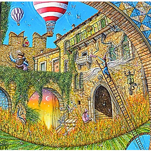 Joseph KALIHER (Texas 1970) THE ROMEO and JULIET DREAM OIL on CANVAS cm 50x50