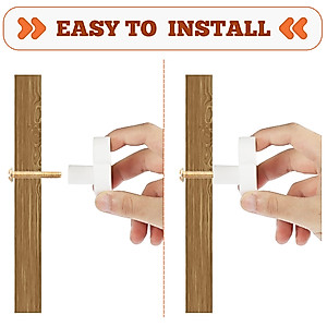 Wooden Mouse Cabinet Knobs with 2 Different Size Screws for Dresser Drawers,Wood Dresser Knobs for Kids Bedroom and Bathroom Decor,Kids Drawer pulls 6 Pack,Nursery Dresser knobs for Kids