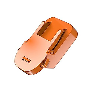 LQ-18RY Adapter Fits Ridgid 18v (NOT 18v Advanced Platform) Cordless Tools for DeWalt 20v MAX XR Slider Lithium Batteries-Adapter Only, Orange