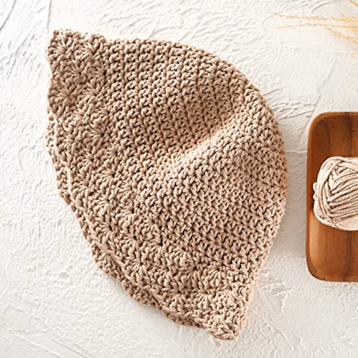 Blue Crochet Bag Hat Yarn Round Rope Yarns Cotton Twine Polyester Yarn DIY Knitting Cup Mat,Basket,Home Decor Projects 100g