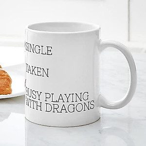 CafePress Busy Playing With Dragons Ceramic Coffee Mug, Tea Cup 11 oz