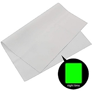 LOOGOOL 1 Yard Glow in The Dark Fabric Luminous Soft Polyester Fabric for DIY Craft Supplies 39" x 57"