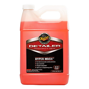 Meguiar's D11001 Hyper-Wash Foaming Car Wash Lifts Off Dirt and Leaves a Rich Shine - 1 Gallon Container