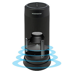 Magnavox - Interactive Amazon Alexa Voice Activated WiFi Bluetooth Wireless Speaker
