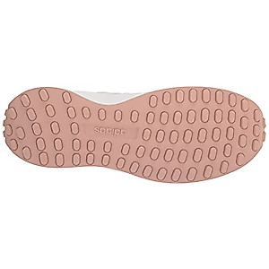 adidas Women's 70s Running Shoe, FTWR White/Almost Blue/Off White, 8