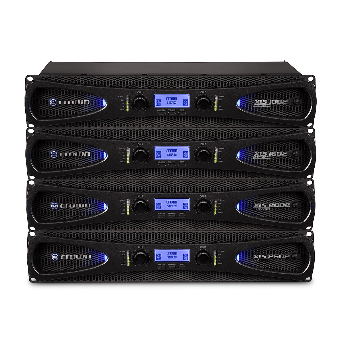 Crown, 2 Two-channel-775W at 4Ω Power Amplifier, 775-Watts (XLS2502)