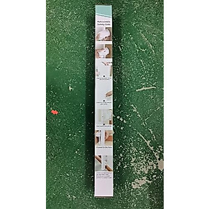 Retractable Baby Gate, Extra Wide Safety Kids or Pets Gate, 33” Tall, Extends to 55” Wide, Mesh Safety Dog Gate for Stairs, Indoor, Outdoor, Doorways, Hallways, Easy to Wipe(Grey)