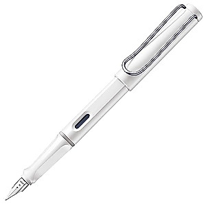 Lamy Safari Fountain Pen White Medium