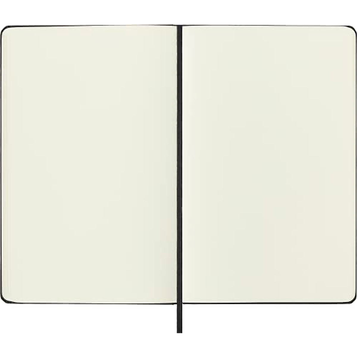 Moleskine Classic Notebook, Hard Cover, Large (5" x 8.25") Plain/Blank, Black, 240 Pages