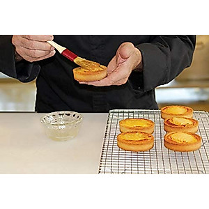 Matfer Bourgeat Natural Pastry Brush, Flat, 1"