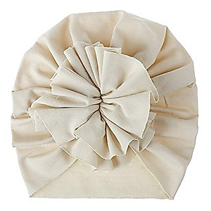 OVOY Newborn-Turban Hospital-Hat Nursery Headwrap (Baby Floral Hospital Hat-6pcs, One_Size)