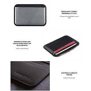 Magpul unisex-adult Polymer DAKA Everyday Tactical Slim Minimalist Credit Card Holder Travel Wallet EDC Gear, Black