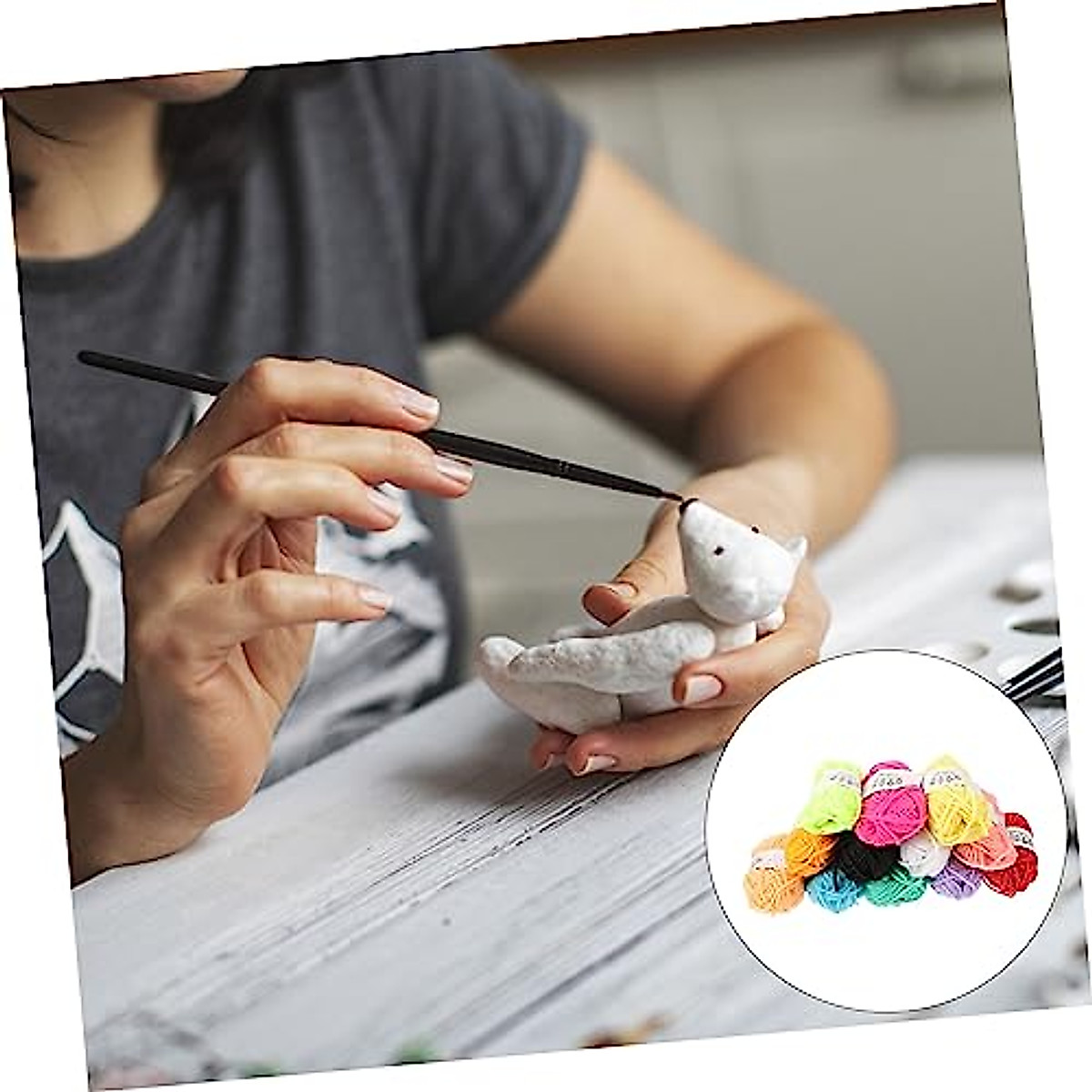 Wool Yarn 1 Set String Knitting String Knitting Wool Yarn Set Woven Blanket Knitted Throw Blankets Woolen Yarn Hand Knitting Yarn Woven Cloth Line Ball of Yarn Sweater Yarn