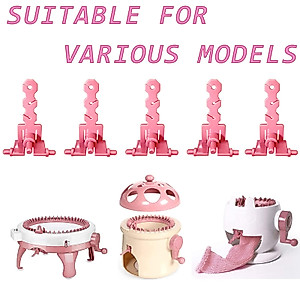 Knitting Machine Accessories, PlasticTensioners Adapters Knitting Tension Control Plastic Knitting Tensionerknitting Machine Parts, Replacement Parts for Stable Knitting Tension Adapter（5Pcs）