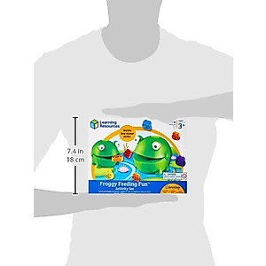 Learning Resources Froggy Feeding Fun Activity Set, Fine Motor Toy, 65 Pieces, Ages 3+