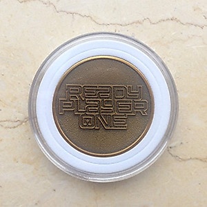 Extra Life Coin Quarter - Ready Player One Extra Life Props Replica - Bronze