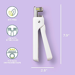Chef'n Multi-Size jar Opener, Ambidextrous, Baking White