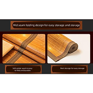 Shuanggui Bamboo-Mat-Summer-Mattress-Pad-Sleeping-Cooling-Pad-for-Bed-Size-0.6x1.8M/23x70in, liangxi006