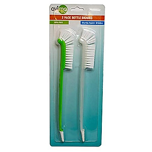 Avima Baby Bottle and Nipple Cleaning Brushes (Set of 2)