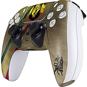 Skinit Decal Gaming Skin Compatible with PS5 Controller - Lion of Judah Shield Design