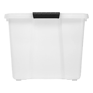 IRIS USA, Inc. 60 Quart Stack & Pull Box, 8 Pack, Natural