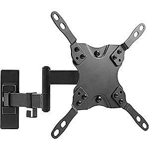 VIVO Full Motion TV Wall Mount for 13 to 42 inch Flat Plasma Screens, VESA Bracket Stand with Tilt and Swivel, Black, MOUNT-VW06