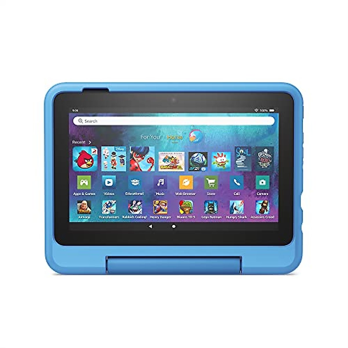 Amazon Kid-Friendly Case for Fire 7 tablet (Only compatible with 12th generation tablet, 2022 release) - Arcade Hero