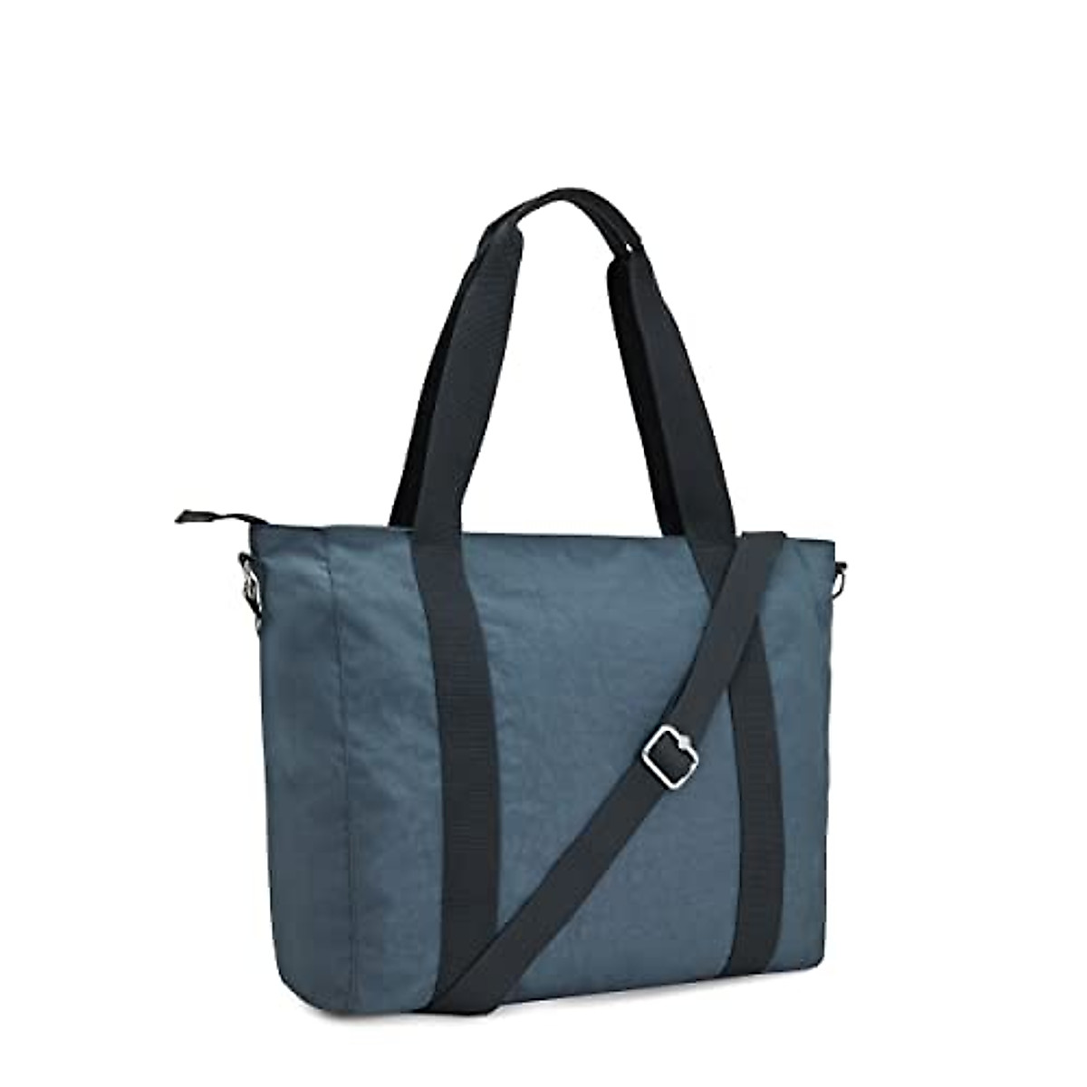 Kipling Women's Asseni Tote, Lightweight Everyday Purse, Shoulder Bag, Nocturnal Grey