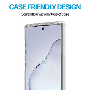 Power Theory Designed for Samsung Galaxy Note 10 PLUS 5G Screen Protector [Not Glass], Easy Install Kit, Case Friendly, Full Cover, Flexible Film Anti Scratch, 2 Pack