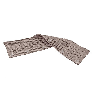 Geekria 2PCS in-Ear Knit Fabric Headband Cover Compatible with Sony WI-1000XM2, WI-1000X, WI-C400, Bluetooth Wireless Stereo Headset Headphones, Head Cushion Pad Protector (Light Brown)