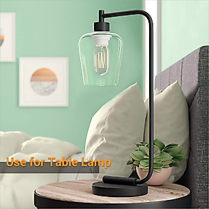 2 Pack Clear Glass Shade, Wine Cup Shaped Glass Lamp Shades, 5.51inch High, 4.72inch Diameter, 1.96inch Fitter, High Transmittance Lampshade Replacement for Pendant Lights Chandelier Vanity Lights