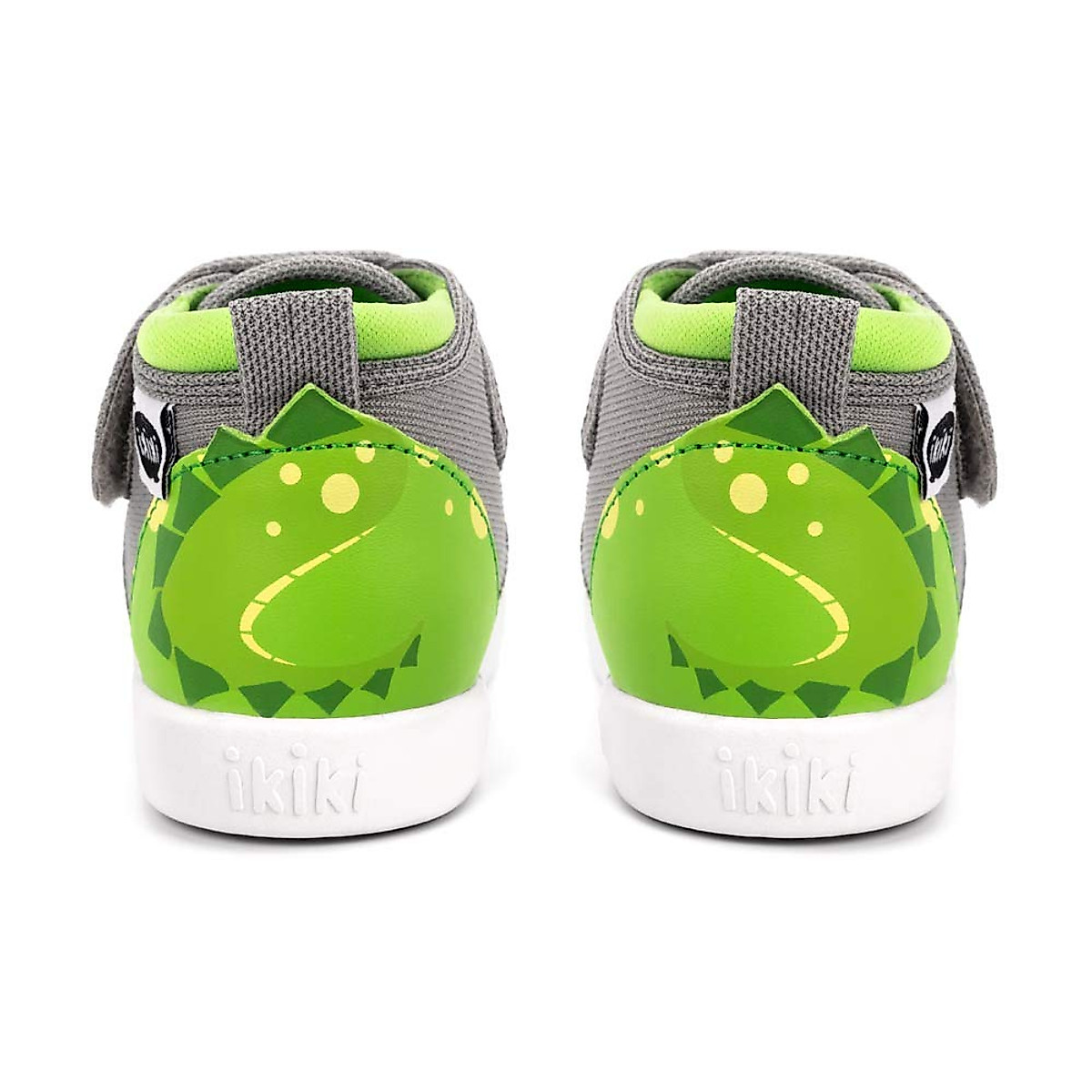 ikiki Squeaky Shoes for Toddlers/Little Kids (Fierce Dragon, Green, Size 8)