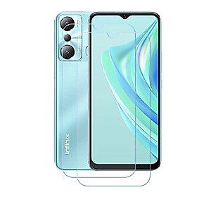 FZYM (2-Pack) Screen Protector for Infinix Hot 20i, Anti Scratch 9H Hardness Protective Film Premium HD Clarity Tempered Glass Friendly Designed for Infinix Hot 20i (6.6")